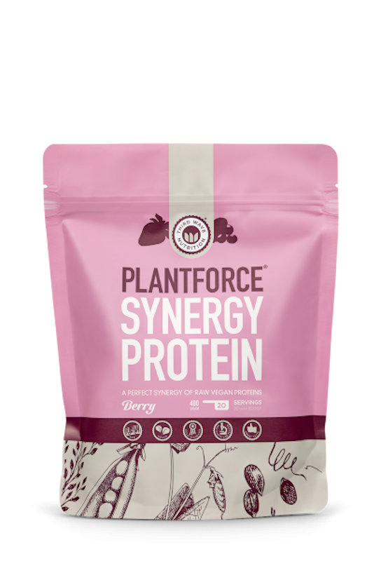 Plantforce Synergy Proteïne Berry (Veganistisch) 400 g | BUY NOW