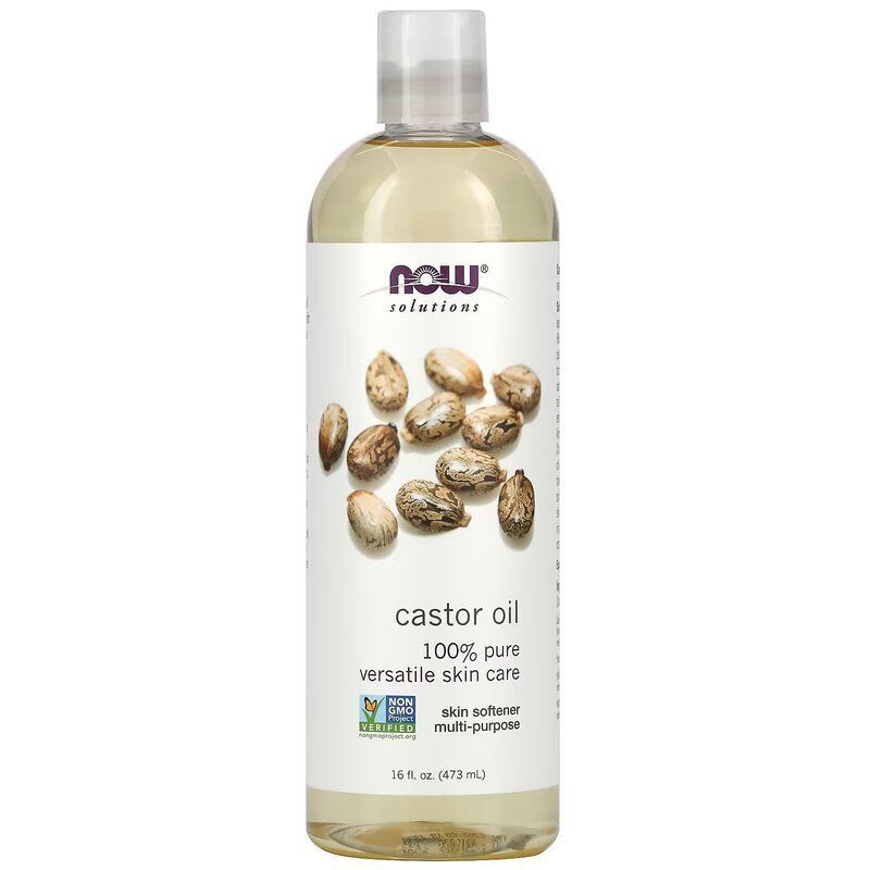 Now Foods - Castor Oil, 100% Pure - 473 ml.