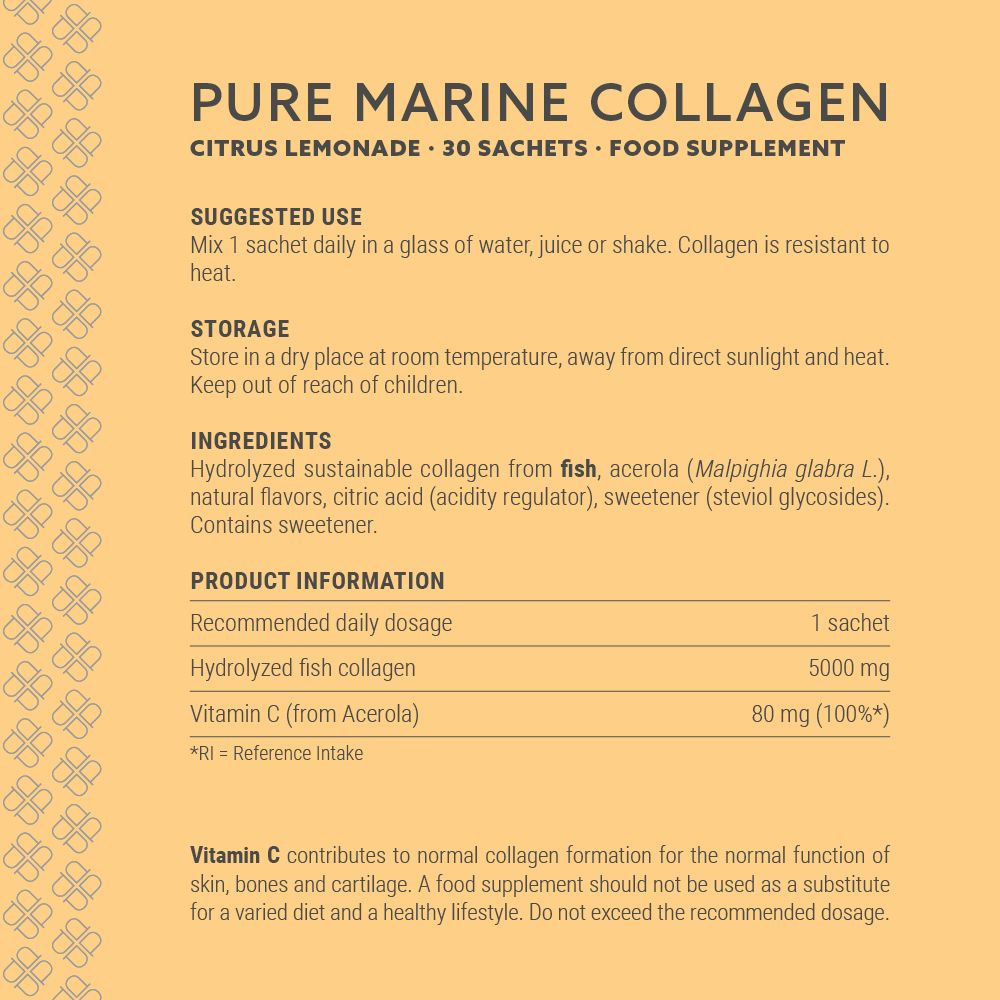 Pure Marine Collagen +C - Citrus Lemonade - 30 sachets