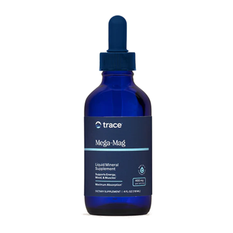 Trace Minerals - Mega-Mag, 400mg - 118 ml.