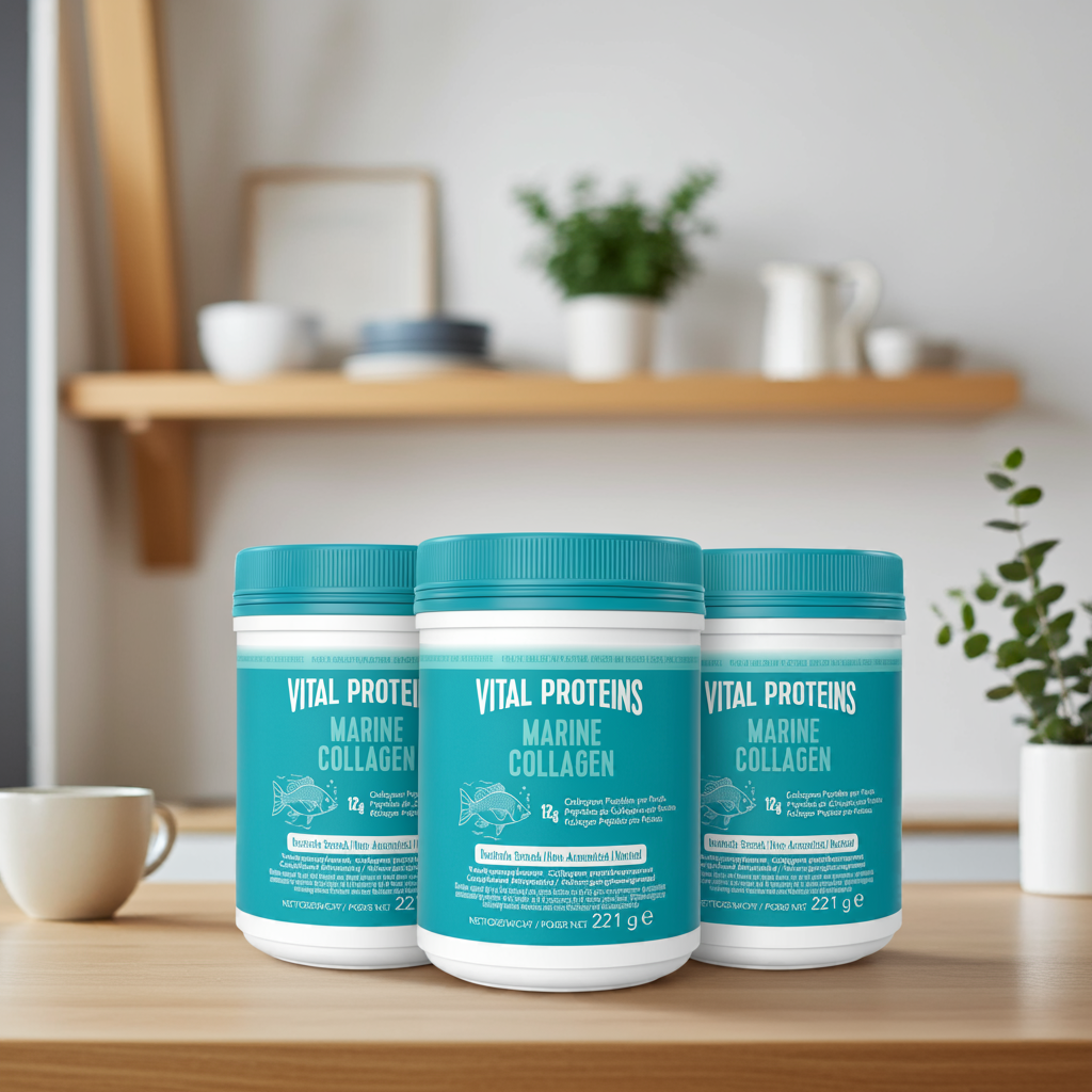 Vital Proteins - Marine Collageen - 3 x 221 gram - Bundel deal