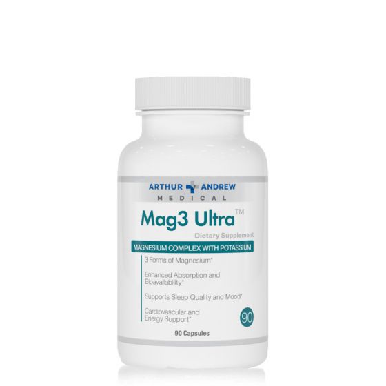 Arthur Andrew Mag3 Ultra – 90 Capsules | Vegan Magnesiumcomplex | Plent