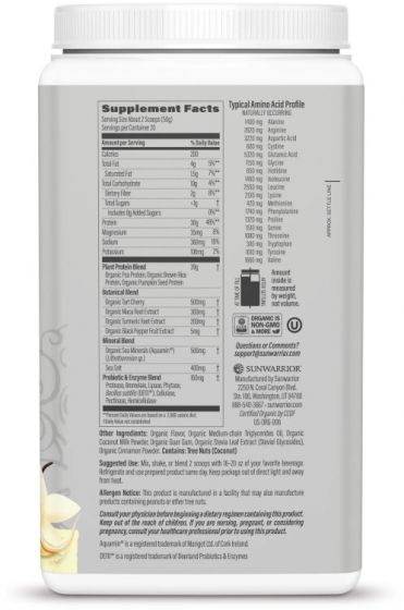 Sunwarrior Lean Meal Illumin8 Vanilla (720g)|Best Price